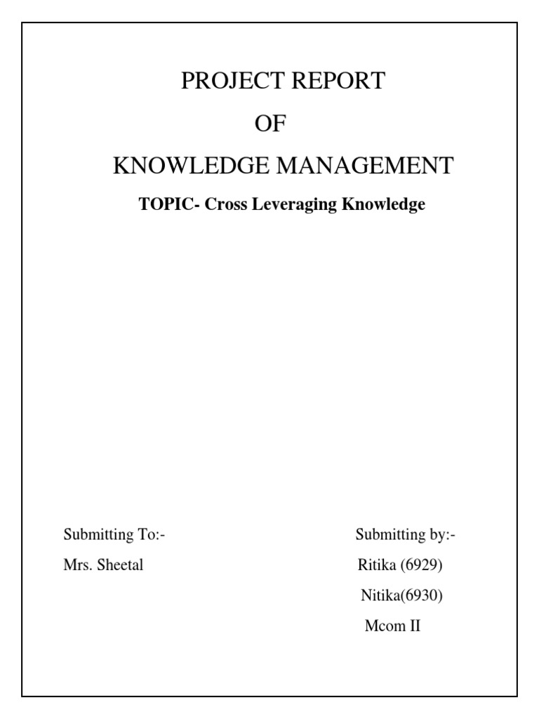 Knowledge Management Insights | PDF | Business Process | Knowledge ...