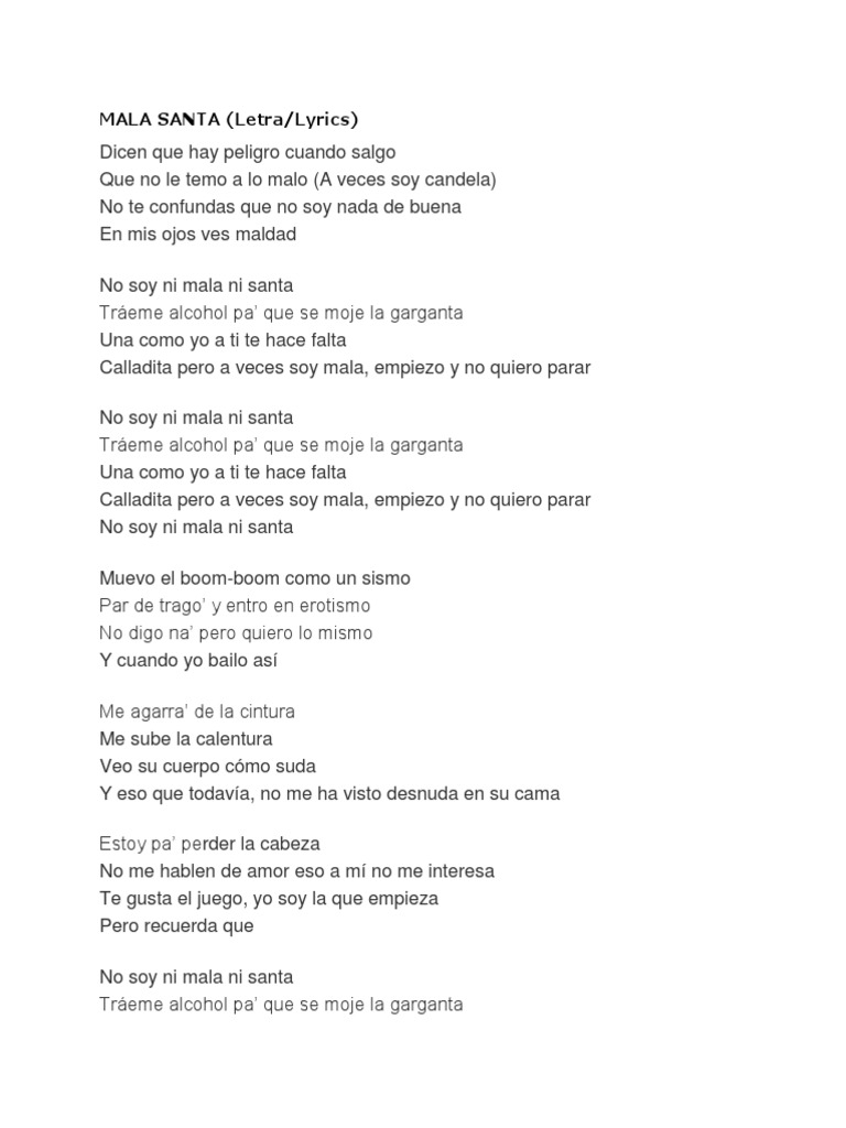 Mala Santa | PDF