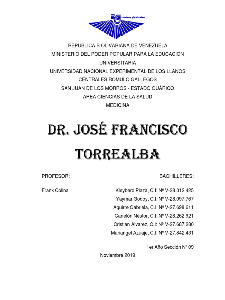 Trabajo DR Jose Francisco Torrealba | PDF | Psiquiatría | Venezuela