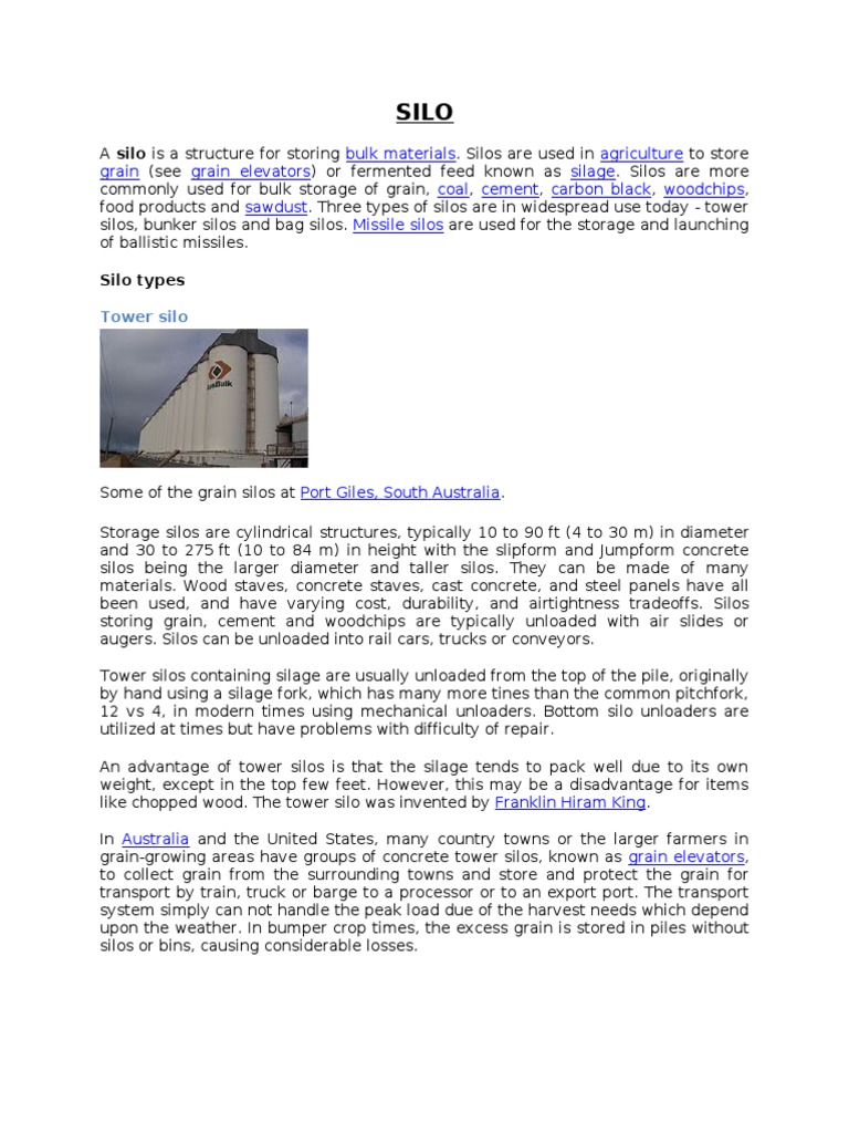 Silo | PDF | Nature