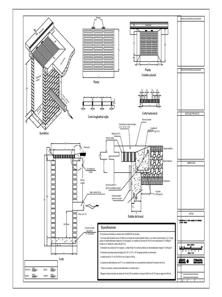 Apl3.1 - Boca de Tormenta Tipo Piso | PDF | Construyendo tecnología ...
