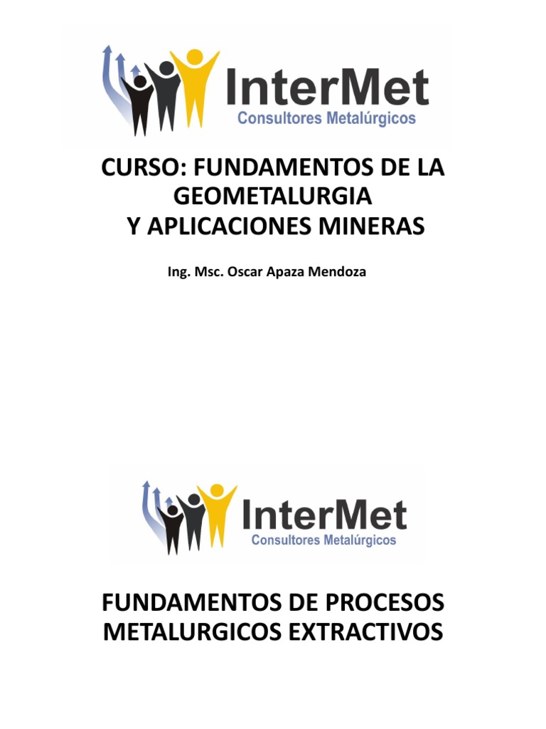 Fundamentos Procesos Metalurgicos Capitulo I | PDF | Cobre | Materiales