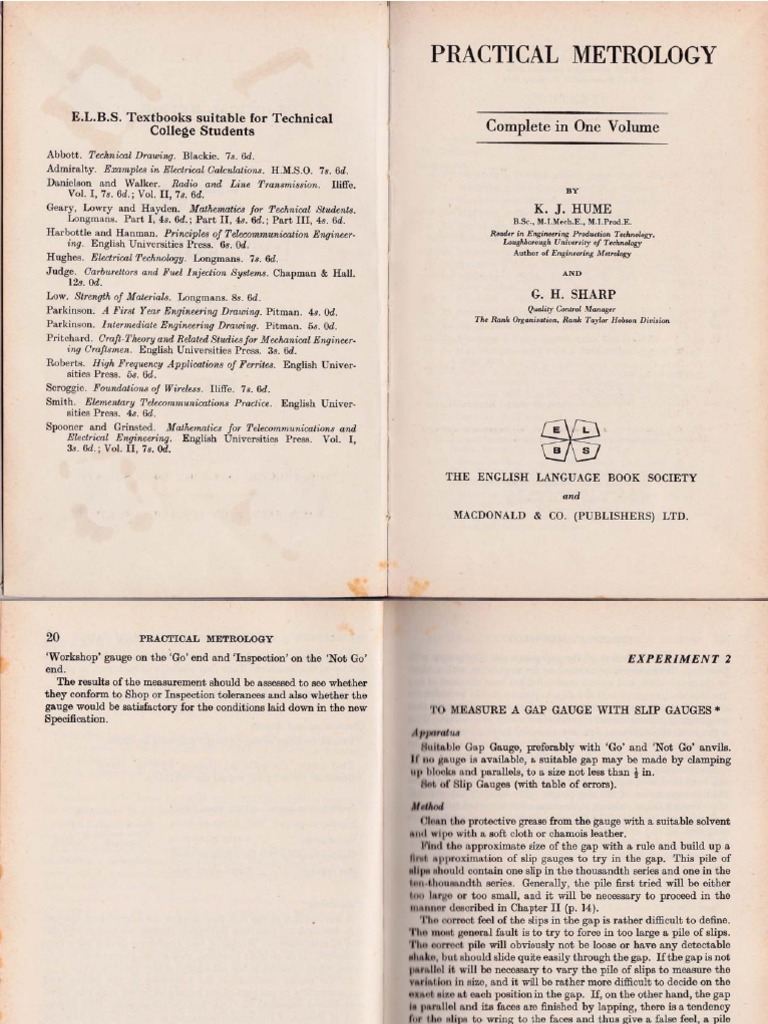 Practical Metrology | PDF