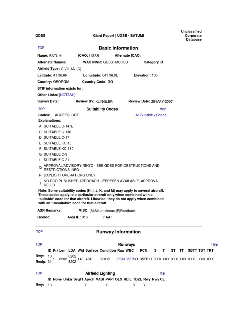 Giant Report | PDF | Airport | Aeronautics