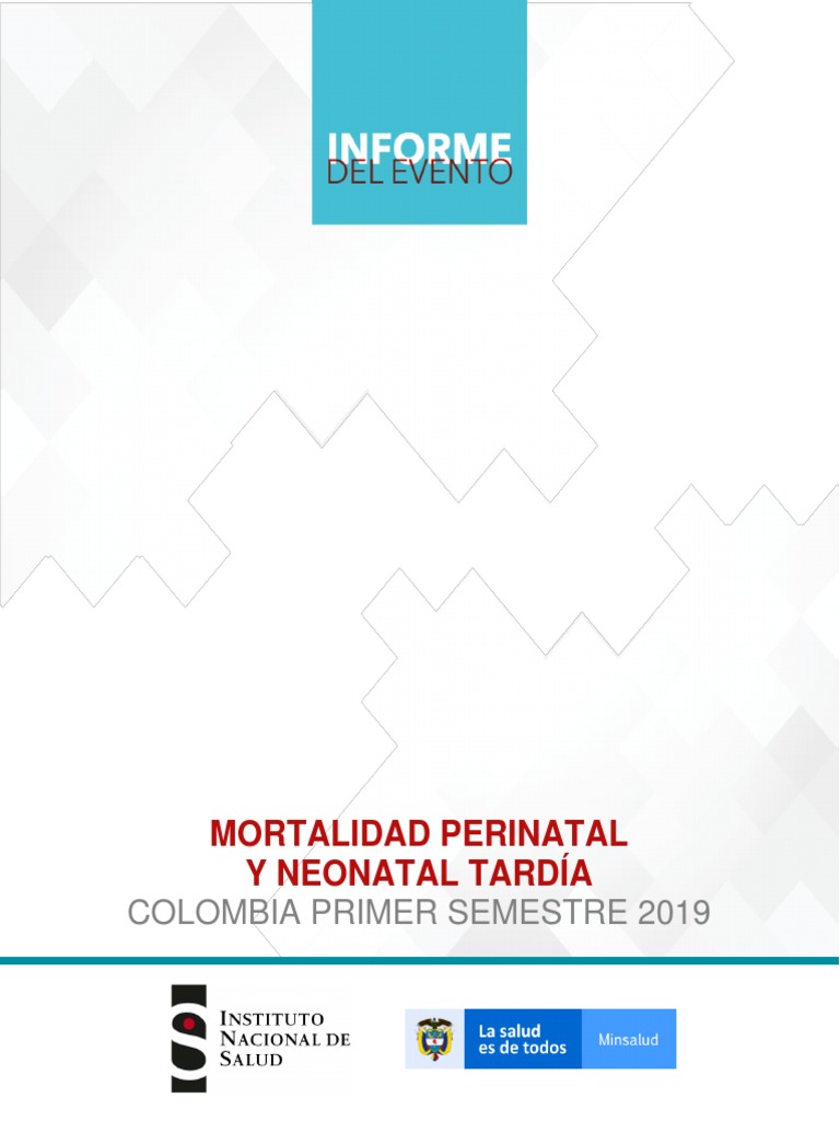 Mortalidad Perinatal y Neonatal INS | PDF | Parto prematuro | Muerte ...