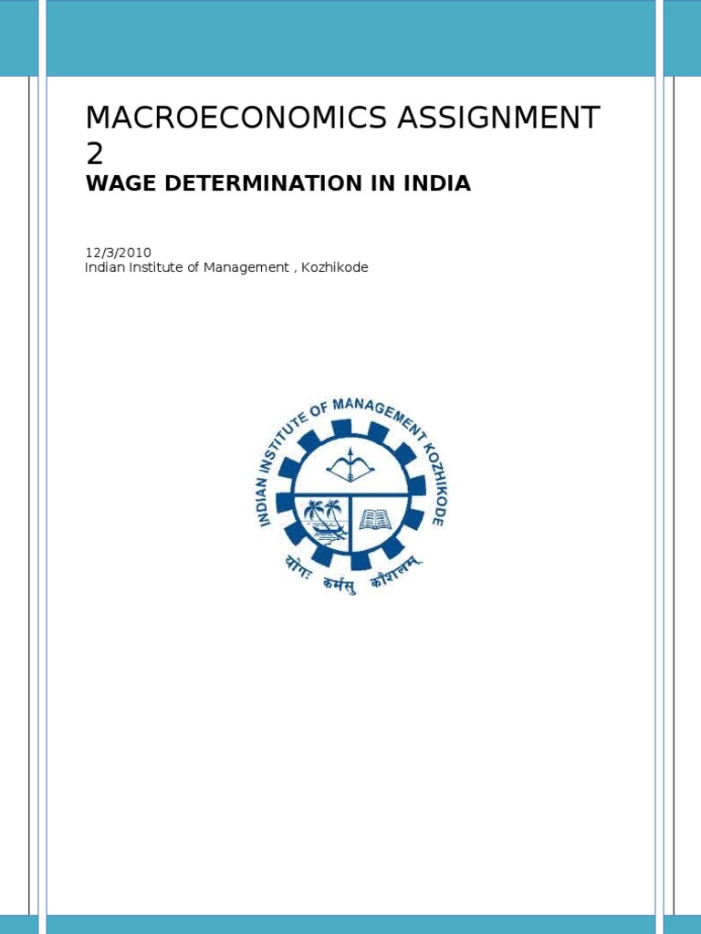 Methods of Wage Determination in India | PDF | Wage | Employment
