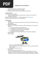 Layers of The Atmosphere Lesson Plan 7e's | PDF | Equator | Atmosphere ...