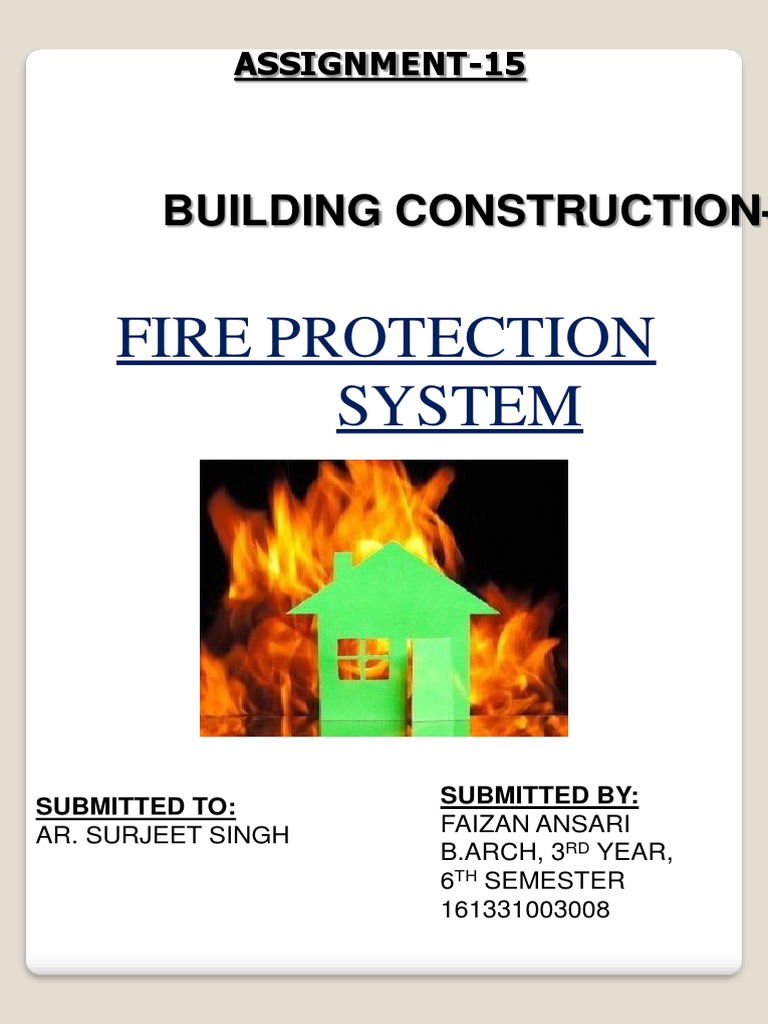 Fire Protection Systems Overview | PDF | Fires | Materials