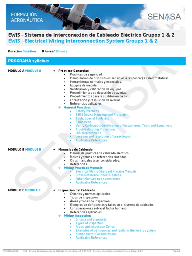 E-LEARNING - EWIS Grupos 1 y 2 PDF | PDF | Electricidad | Electromagnetismo