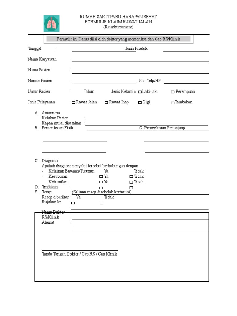 Formulir Rawat Jalan | PDF