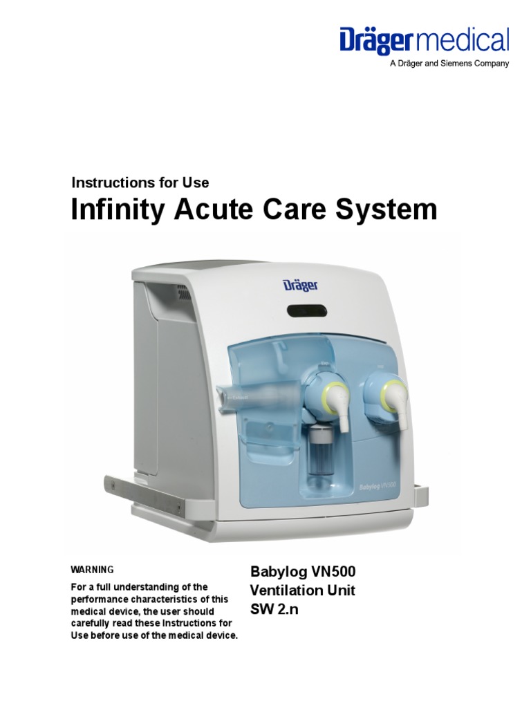 Babylog vn500 PDF | PDF | Medical Device | Electrostatic Discharge
