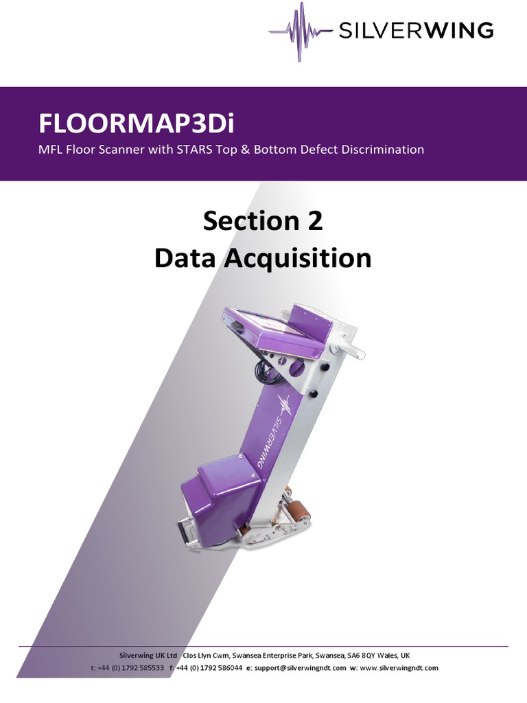 Floormap Manual Section 2 Data Acquisition | PDF | Image Scanner | User (Computing)