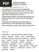 CH 4-XI-Animal Kingdom | PDF | Mollusca | Sponge