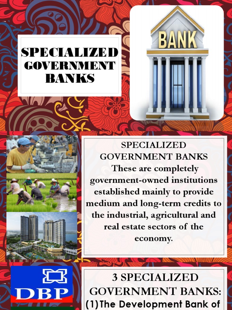 Specialized Government Banks in the Philippines | PDF | Corporations ...