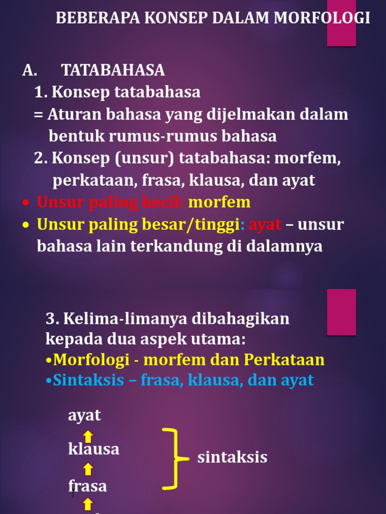 Konsep Morfologi | PDF