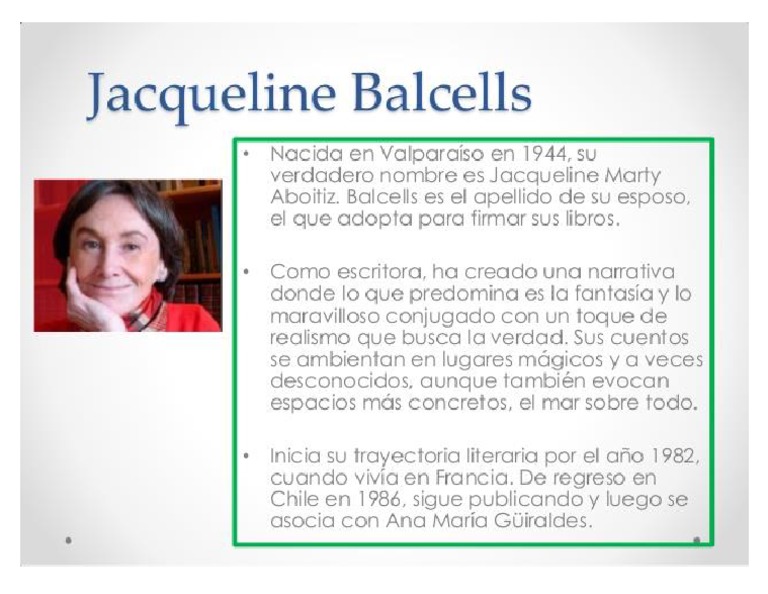jacqueline balcell