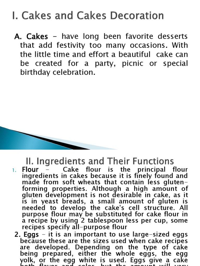 Cakes | PDF | Cakes | Flour
