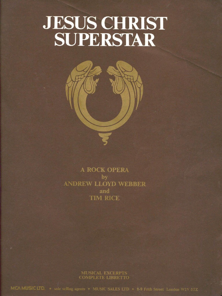 Jesus Christ Superstar Piano Vocal PDF | PDF