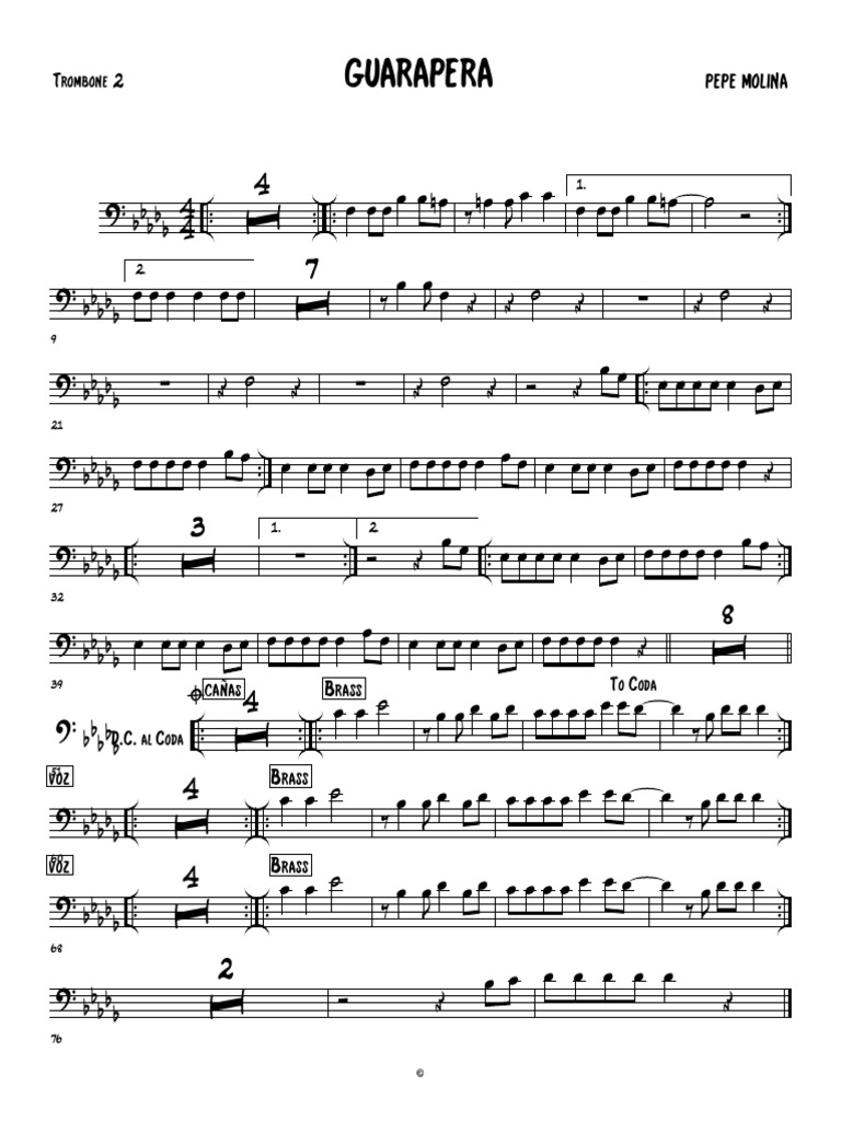 GUARAPERA BANDA - Trombone 2 | PDF
