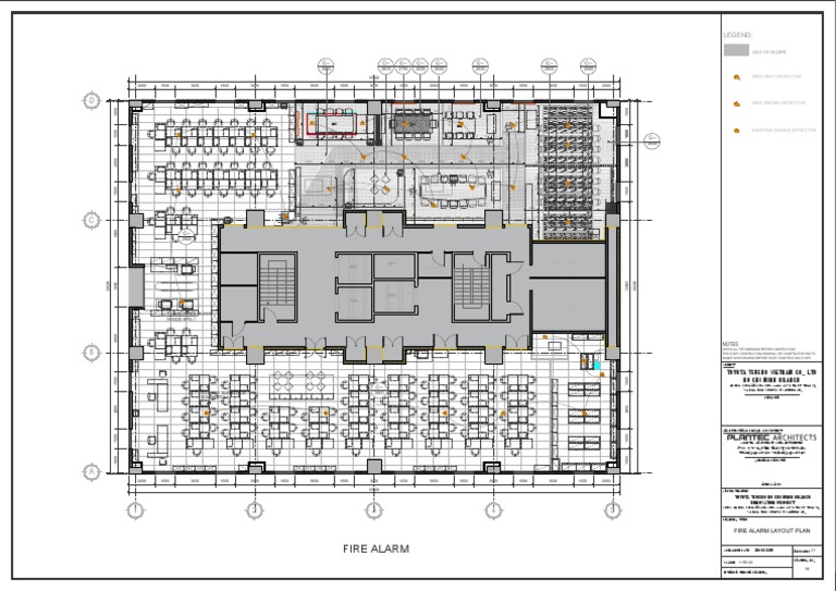 Fire Alarm Layout Plan for Renovation | PDF | Disaster Preparedness ...