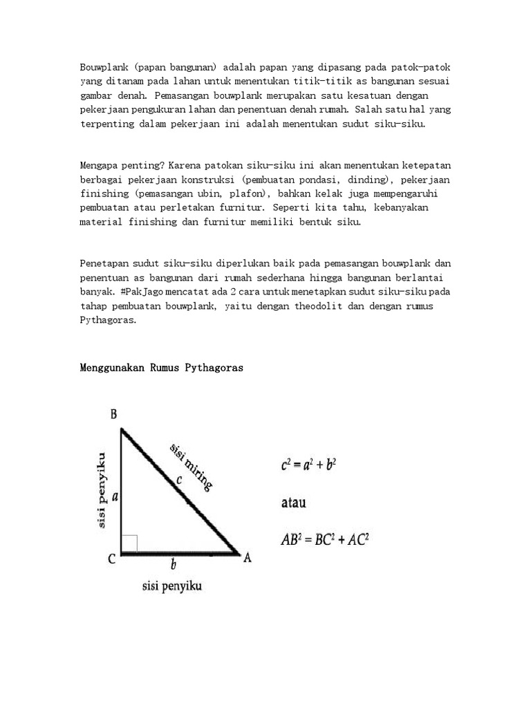 Bouwplank | PDF
