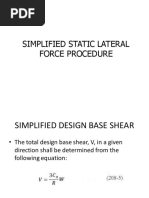 7 Static Lateral Force Procedure PDF | PDF | Civil Engineering | Nature