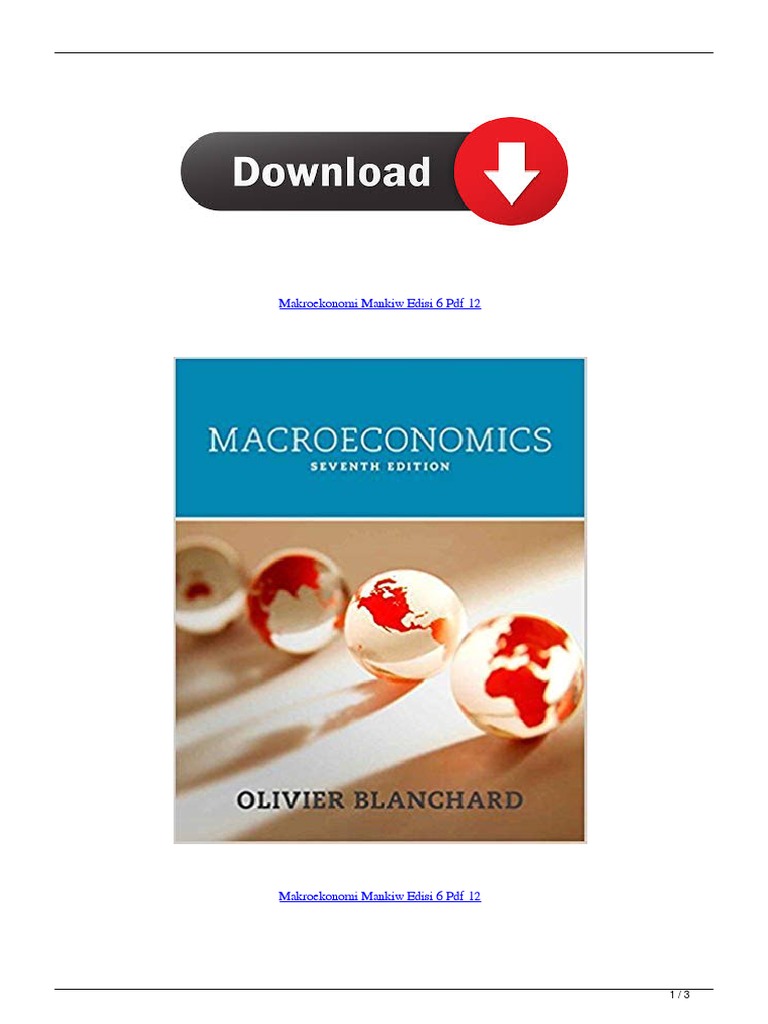 Makroekonomi Mankiw Edisi 6 PDF 12 | PDF | Macroeconomics | Economics Makroekonomi Mankiw Edisi 6 PDF 12 | PDF | Macroeconomics | Economics