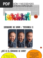 Triptico Sindrome de Down | PDF | Síndrome de Down | Discapacidad ...