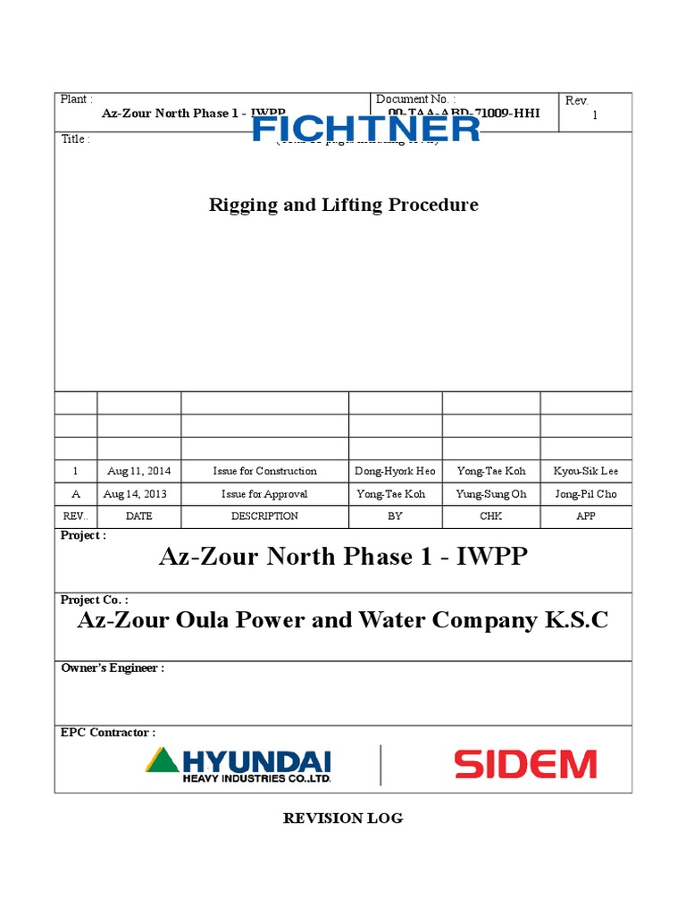 Rigging and Lifting (Rev.1) | PDF | Crane (Machine) | Elevator