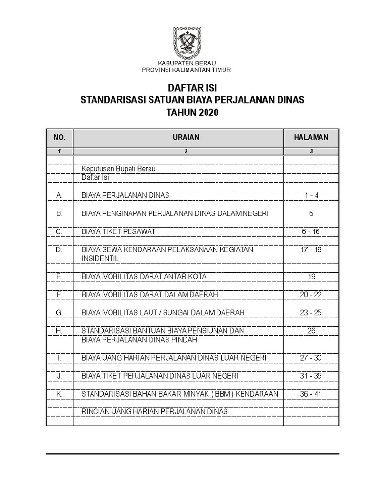 STANDAR Perjadin 2020.. PDF | PDF
