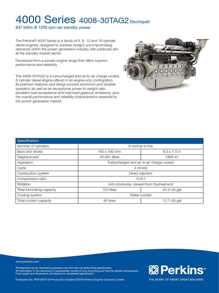 4008 30tag2 | PDF | Diesel Engine | Turbocharger