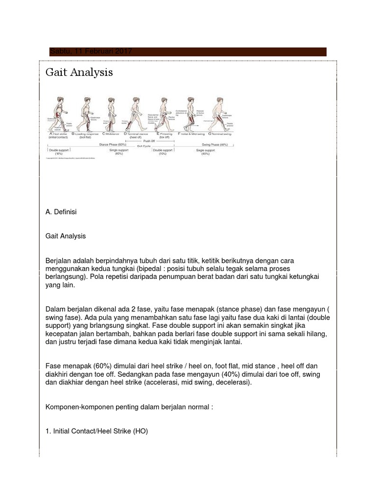 Gait | PDF