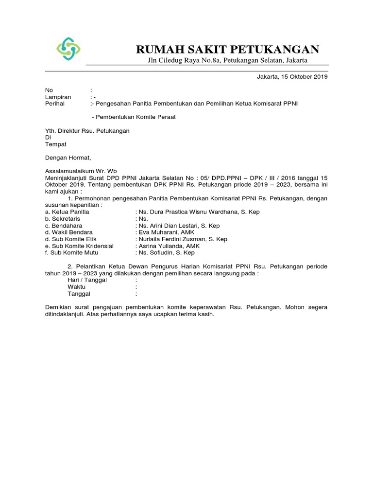 Surat DPD Ppni | PDF