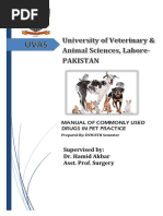 Veterinary Drugs Available in Pakistan | PDF | Penicillin | Pharmacology