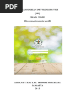 Sop Pengisian Kartu Rencana Studi (KRS) | PDF