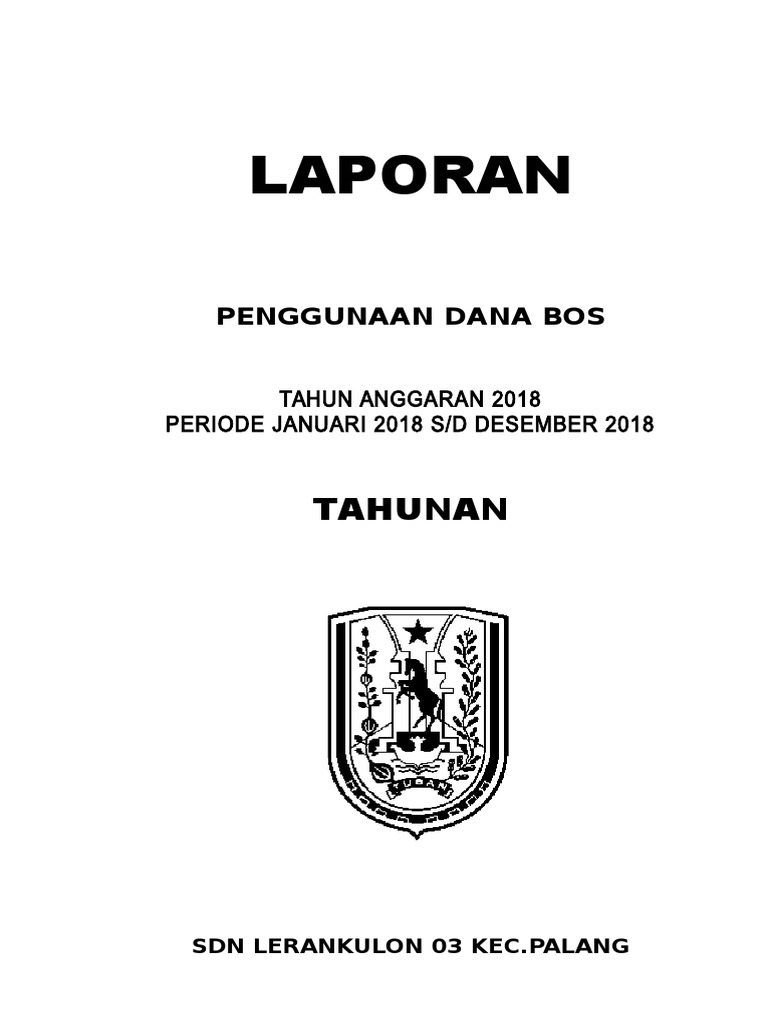 Cover Laporan Bos | PDF