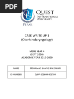 Ent Case Sheet Proforma | PDF | Human Nose | Ear