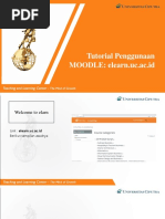 Panduan Elearning Unimal | PDF