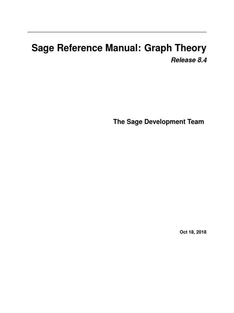 Graphs in Sage Math | Download Free PDF | Vertex (Graph Theory) | Eigenvalues And Eigenvectors