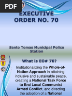 Eo 70 - Dilg | PDF | Governance | Government