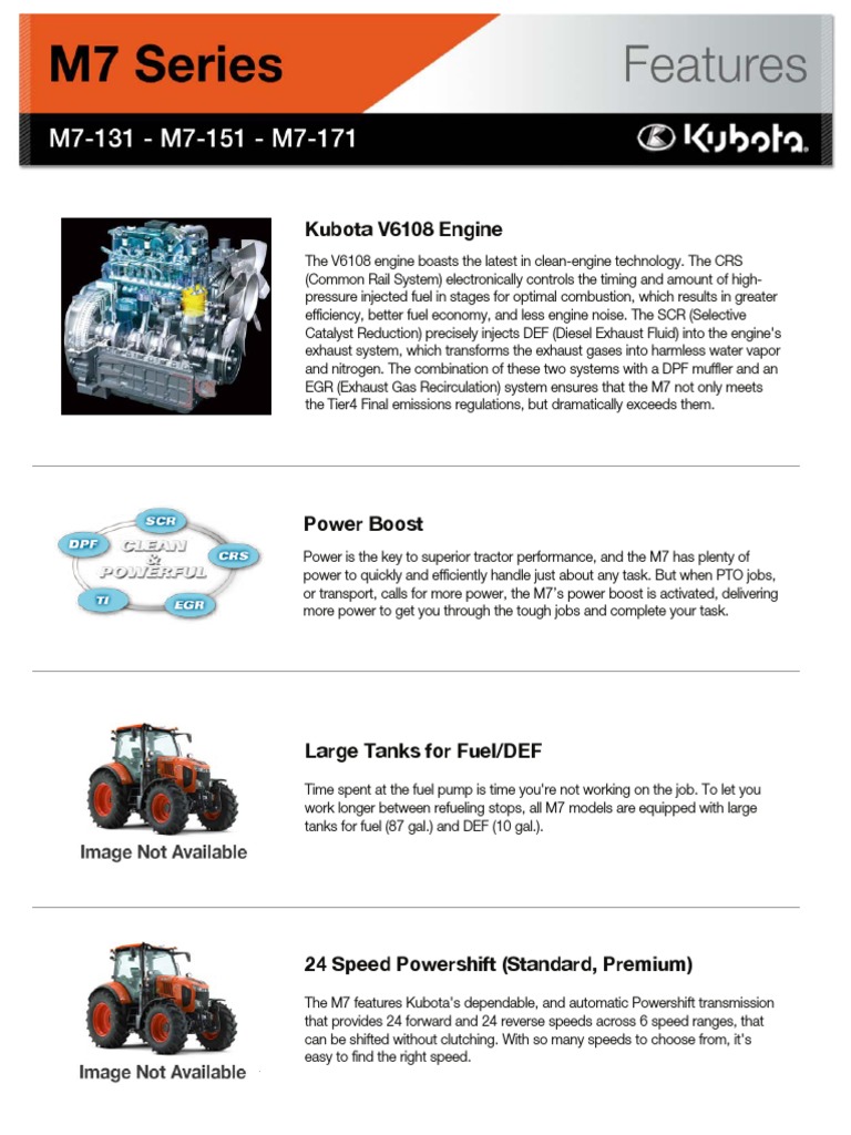 M7 Features | Download Free PDF | Transmission (Mechanics) | Exhaust Gas