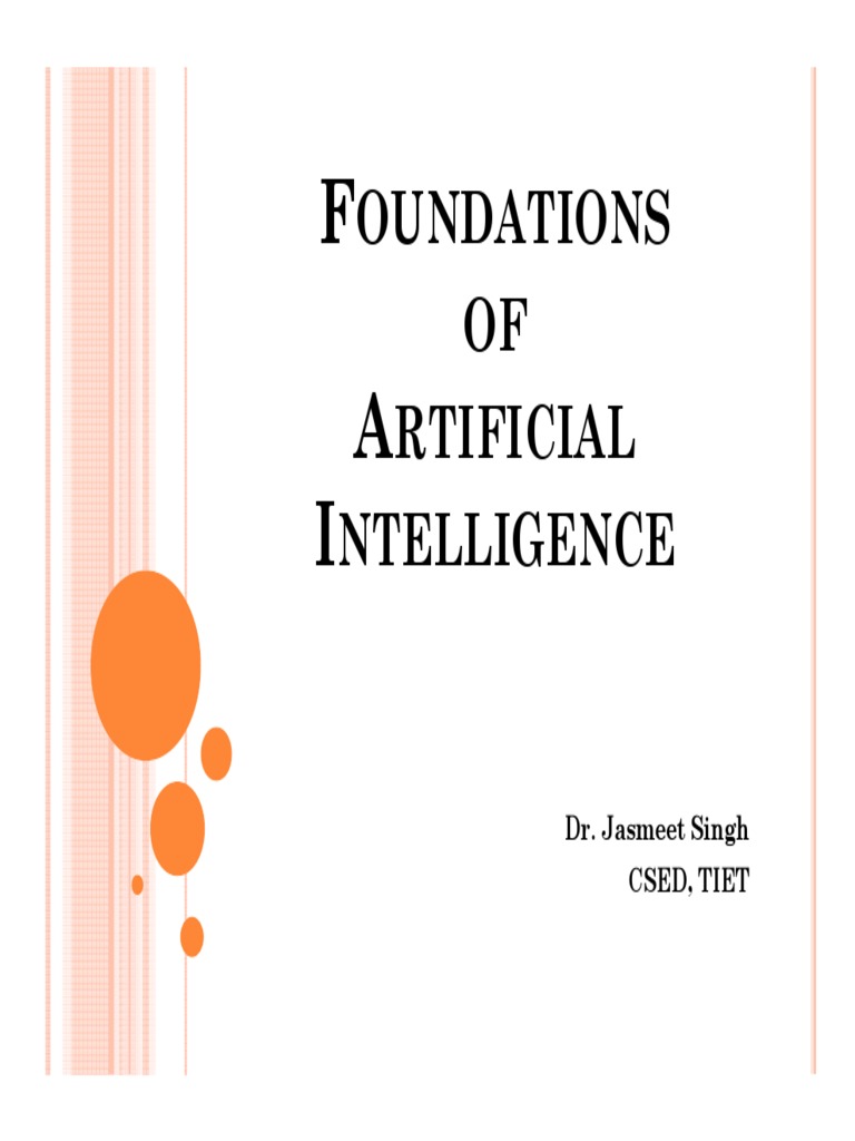 Foundations of AI | PDF | Artificial Intelligence | Intelligence (AI ...