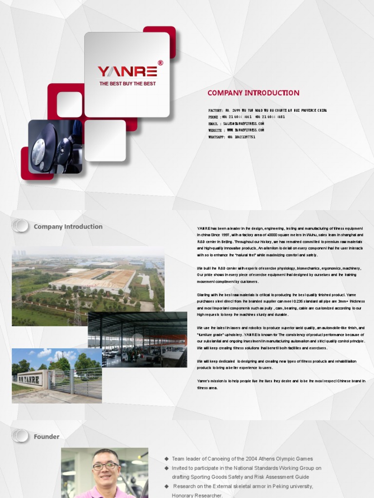 Company Introduction PDF | Download Free PDF | Machines | China