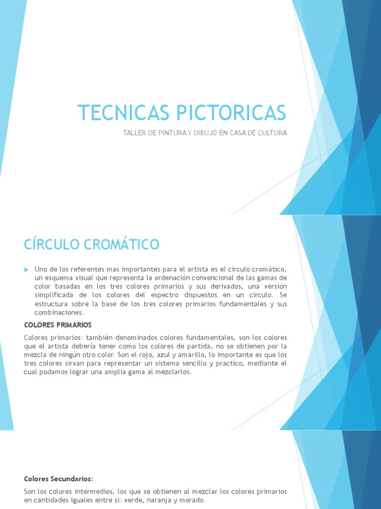 Tecnicas Pictoricas | PDF | Pintura al óleo | Artes visuales