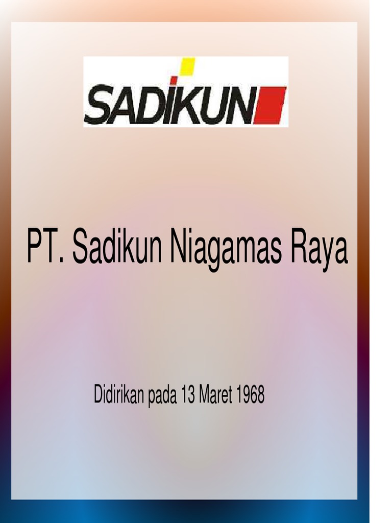 Company Profile PT Sadikun | PDF | Organic Compounds | Hydrocarbons