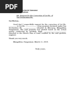 Request Letter To Assessors Office | PDF | Public Law | Common Law