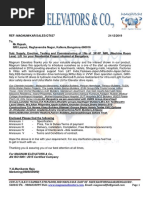 Elevators Quotation For Supply & Installation of Lifts Project: DAR ...