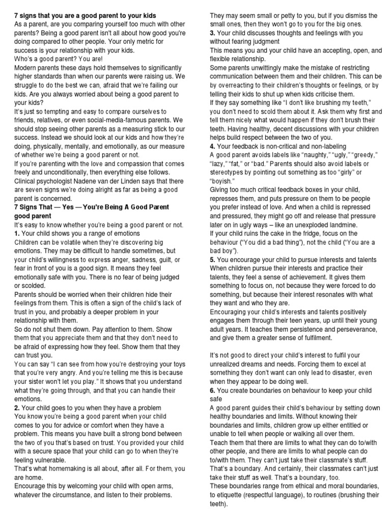 Positive Parenting | PDF | Parenting | Relationships