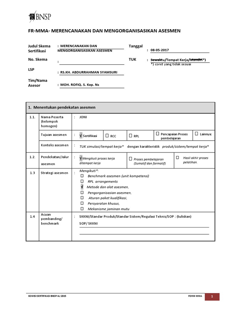 FORM MMA - Rev.02. | PDF