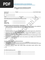 Format Hand Over Pekerjaan | PDF